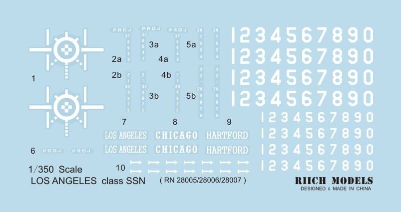 USS Los Angeles Class Flight I (688) U-Boot - Modellbauversand Hanke ...