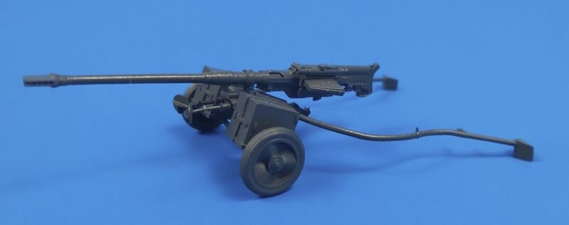German WWII Anti-Tank Rifle Solothurn S-18/1000 w/wheeled carriage