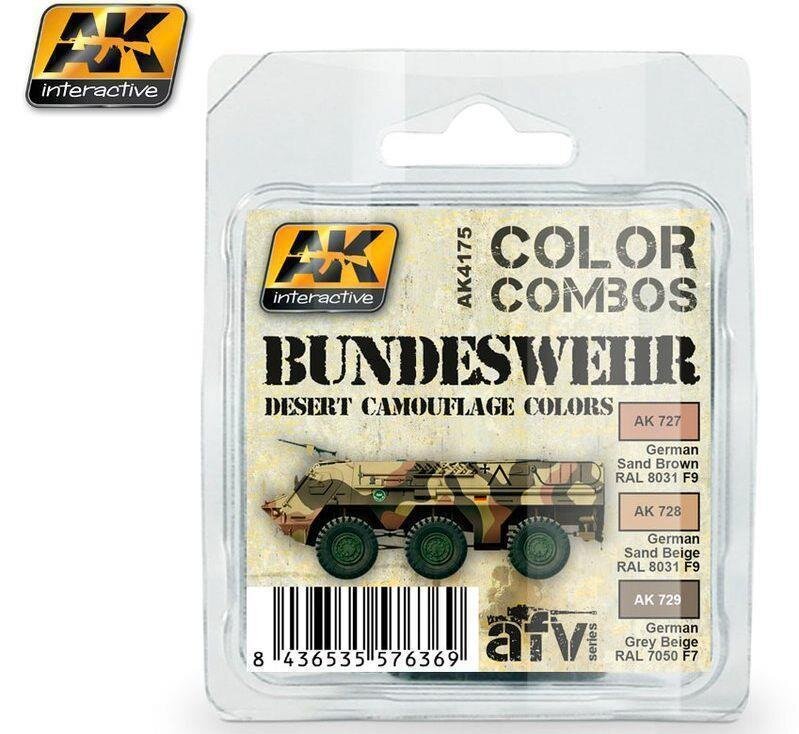 Bundeswehr Desert Camouflage Colors