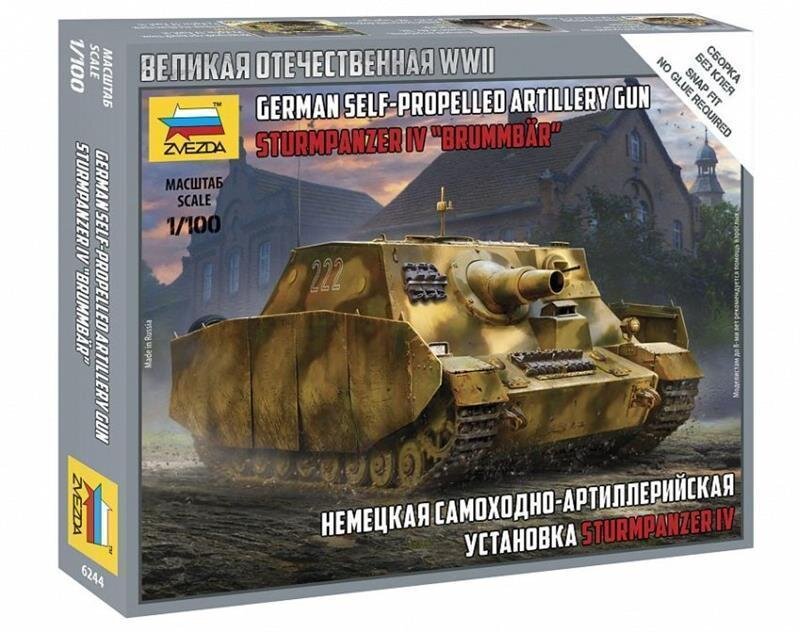 Sd.Kfz. 166, Sturmpanzer IV, Brummbär - Modellbauversand Hanke, 4,99