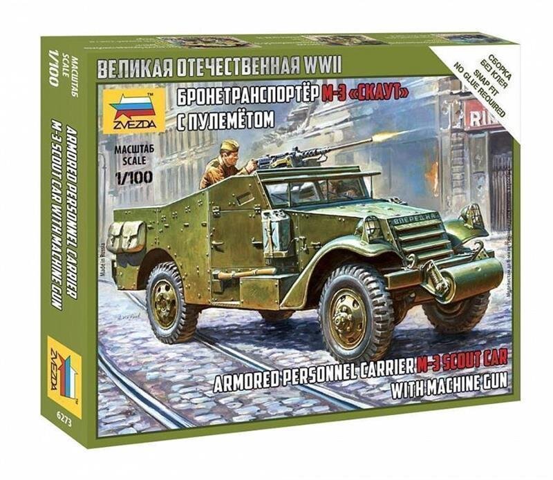 1/100 Soviet M3 Scout Car with Machine Gun