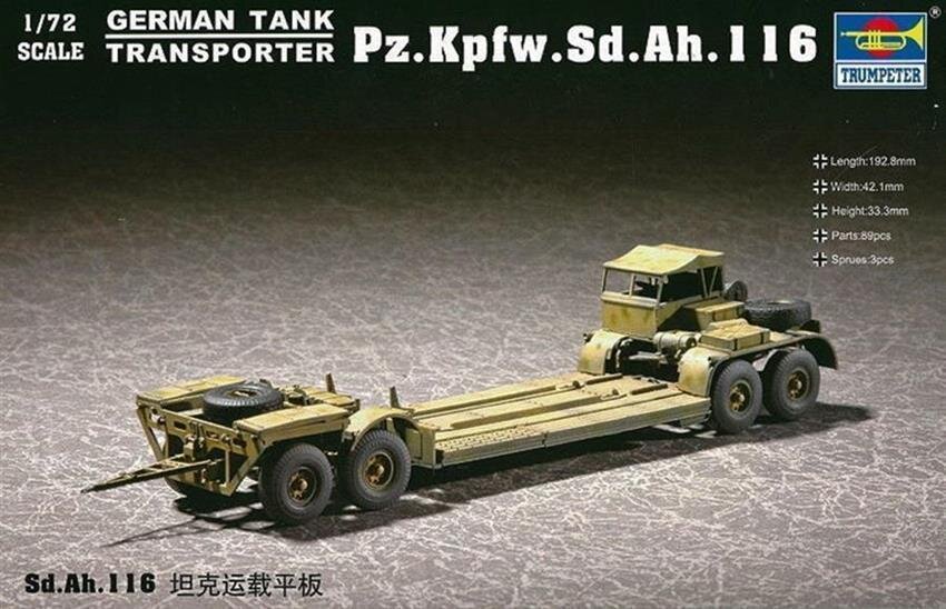 Trumpeter 7249 - 1/72 Sd.Ah. 116 Trailer - German Tank Transporter
