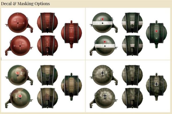 German Kugelpanzer - 2 Kits Pack
