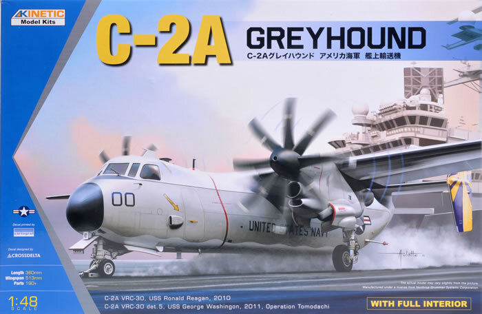 Kinetic K48025 - C-2A Greyhound US Navy 1:48