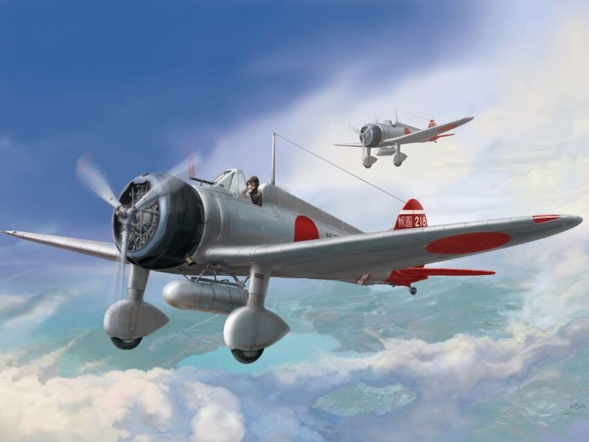 Mitsubishi A5M2b "Claude" IJN Type 96 Carrier based Fighter II (late