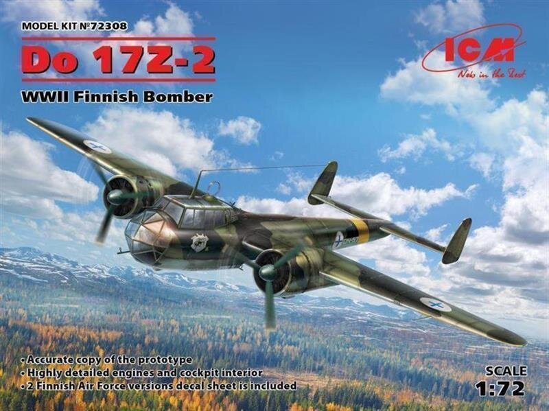 Dornier Do-17 Z-2 WWII Finnish Bomber - Modellbauversand Hanke, 32,49