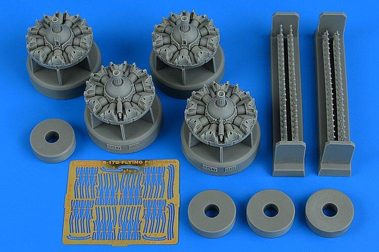 Boeing B-17G flying fortress engine set - Modellbauversand Hanke, 23,49
