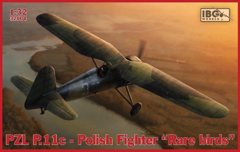 PZL P.11c Polish Fighter - Rare Birds"" - Modellbauversand Hanke, 55,49