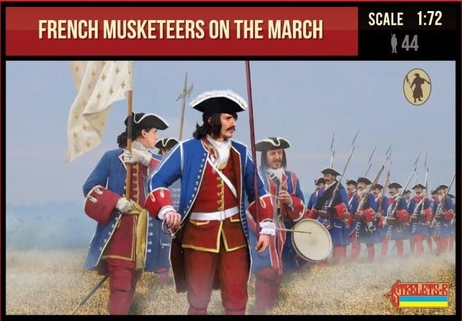 French Musketeers on the March - Modellbauversand Hanke, 12,00