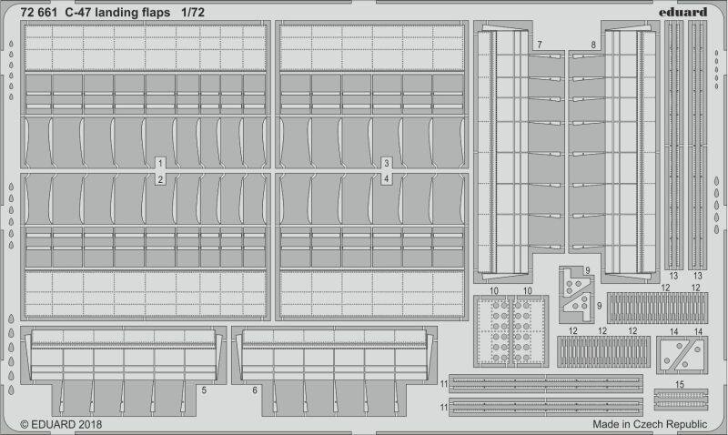 Douglas C-47D Skytrain landing flaps - Modellbauversand Hanke, 23,49