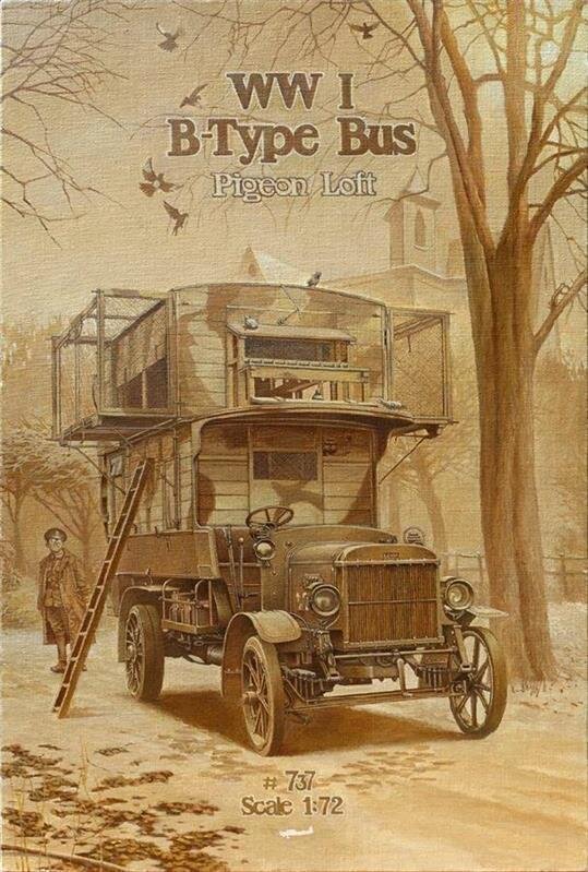 WW I Type B Bus "Pigeon Loft" - Modellbauversand Hanke, 14,50