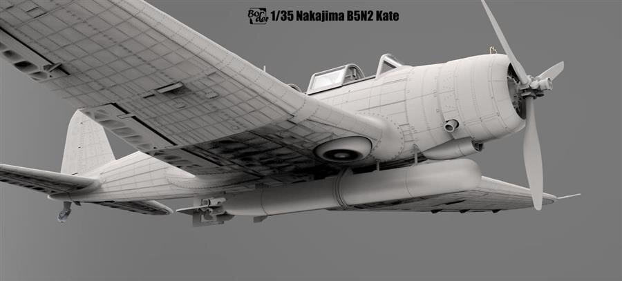 Border Models BSF-001 Akagi Bridge w/Flight Deck and Nakajima B5N2 Ka