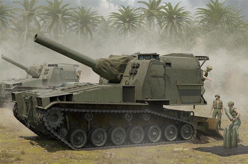M55 203mm Self-Propelled Howitzer - Modellbauversand Hanke, 59,99