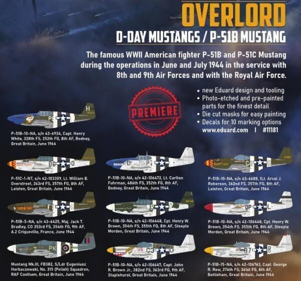 OVERLORD: D-Day Mustangs / P-51B Mustang DUAL COMBO