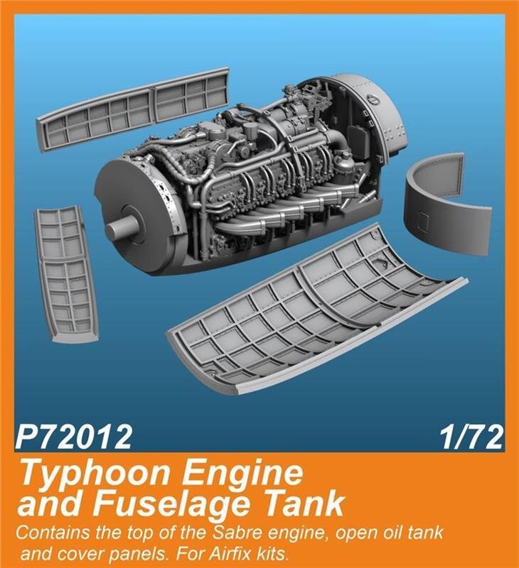 Typhoon Mk.I Engine and Fuselage Tank 1/72 (Airfix) - Modellbauversan ...