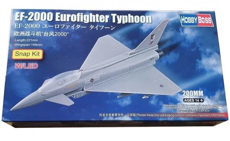 EF-2000 Eurofighter Typhoon (200 mm Snap Kit + LED) - Modellbauversan, 7,99