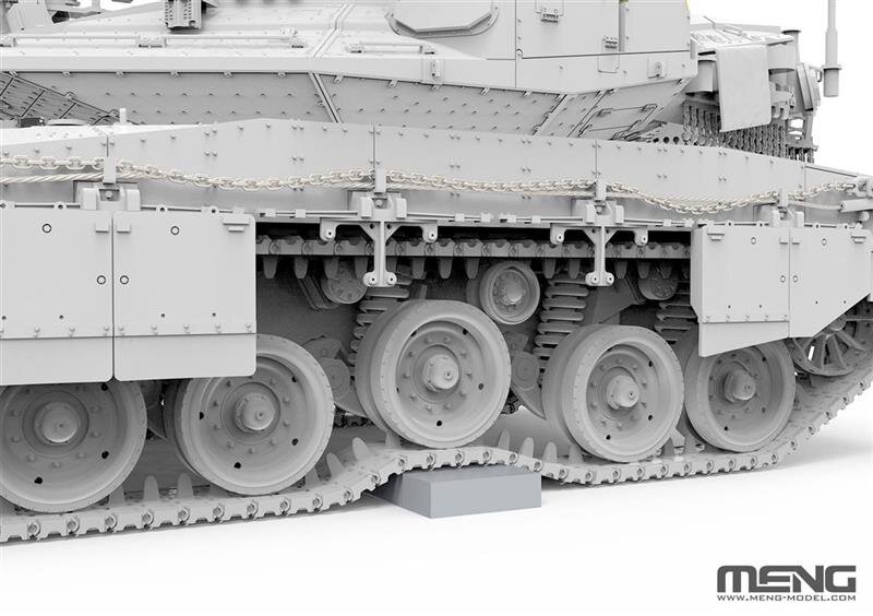 1/35 Israel Main Battle Tank Merkava Mk.4M w/Roof-Mounted Slat Armor ...