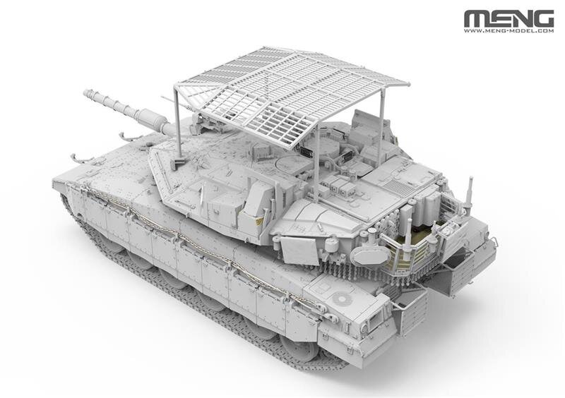 1/35 Israel Main Battle Tank Merkava Mk.4M w/Roof-Mounted Slat Armor ...