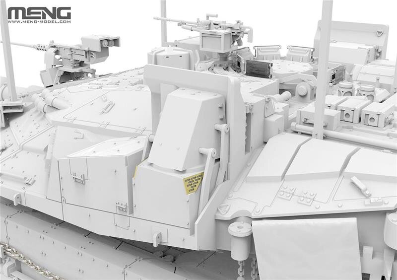 1/35 Israel Main Battle Tank Merkava Mk.4M w/Roof-Mounted Slat Armor ...