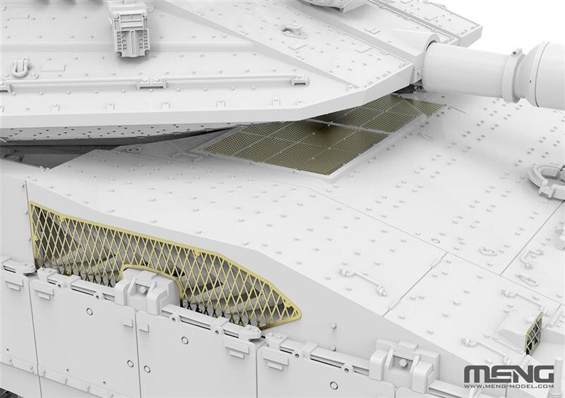 1/35 Israel Main Battle Tank Merkava Mk.4M w/Roof-Mounted Slat Armor ...