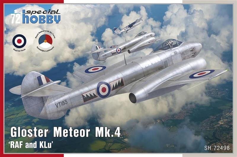 1/72 Gloster Meteor Mk.4 "RAF and KLu" - Special Hobby SH72498