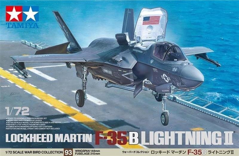 1/72 Lockheed Martin F-35B Lightning II - Tamiya 60793 - Modellbauver, 39,99