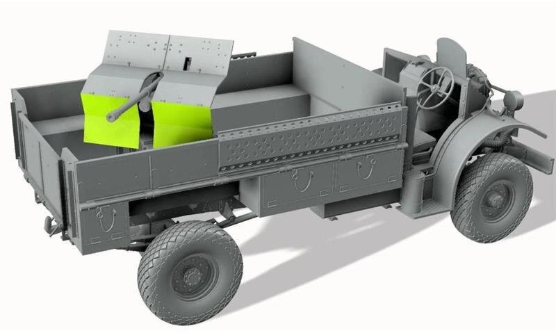 1/35 LRDG CMP F30 Truck with Ordnance 37mm MKI Bofors Gun - Standard