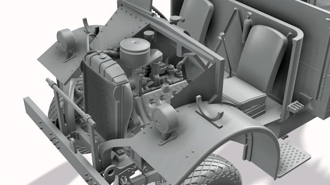 1/35 LRDG CMP F30 Truck with Ordnance 37mm MKI Bofors Gun - Standard