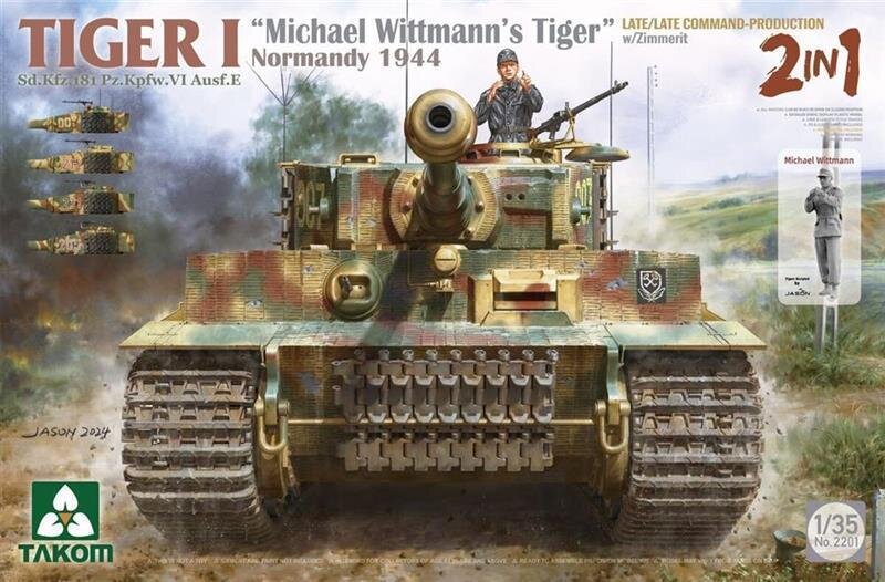 1/35 Tiger I "Michael Wittmann's Tiger" Normandy 1944 - Takom 2201