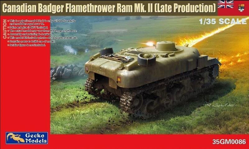 1/35 Ram Badger Flamethrower Mk. II (Late Production) - Gecko Models