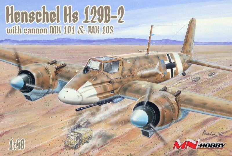 1/48 Henschel Hs-129 B-2 - MN Hobby 48MN002