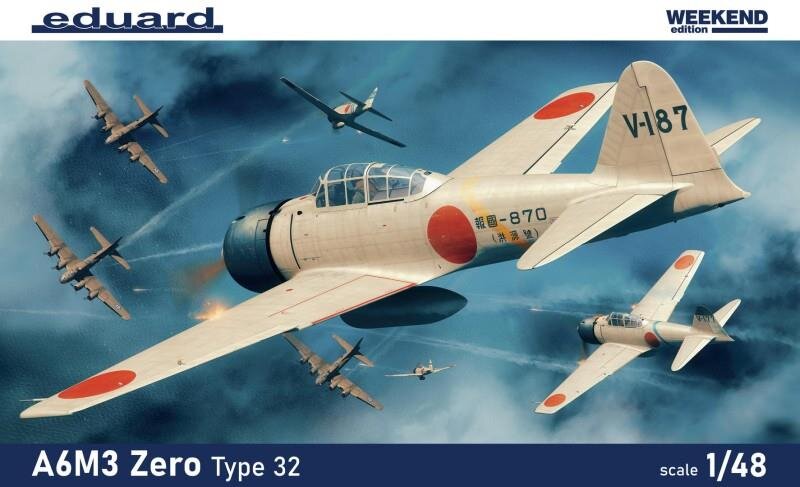1/48 Mitsubishi A6M3 Zero Type 32 - Weekend Edition - Eduard 84191