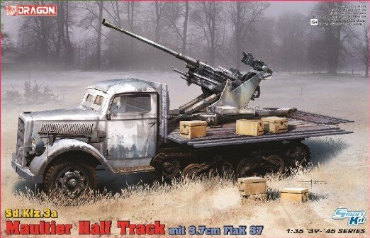 Dragon 6788 - 1/35 Sd.Kfz.3a Maultier Half Track with 3,7cm FlaK 37