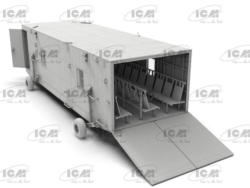 1/35 Universal Military Pod and M8A1 US Landing Mat - ICM 53201