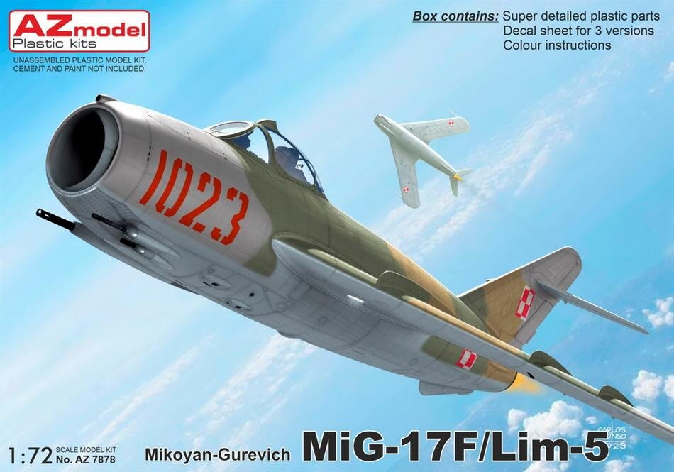 1/72 Mikoyan MiG-17F/Lim-5 Fighter - AZ Models AZ 7878