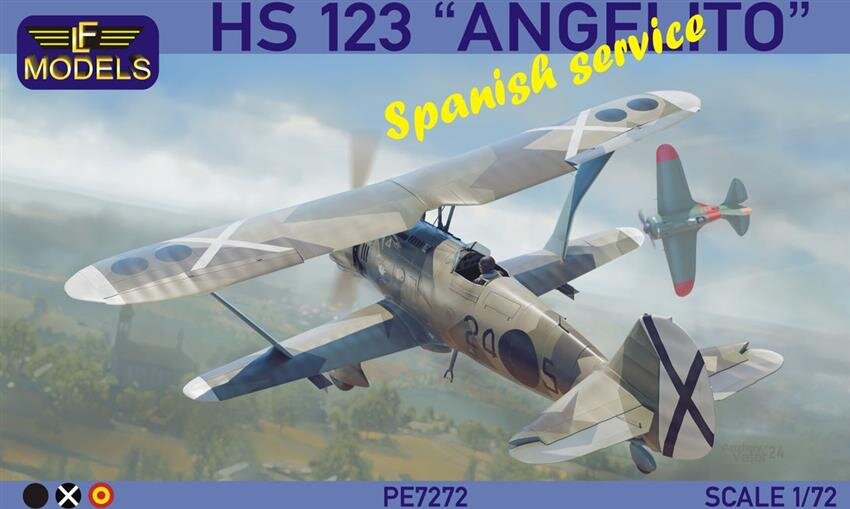 1/72 Henschel Hs-123 "Angelito" Spanish Service - LF Models PE7272
