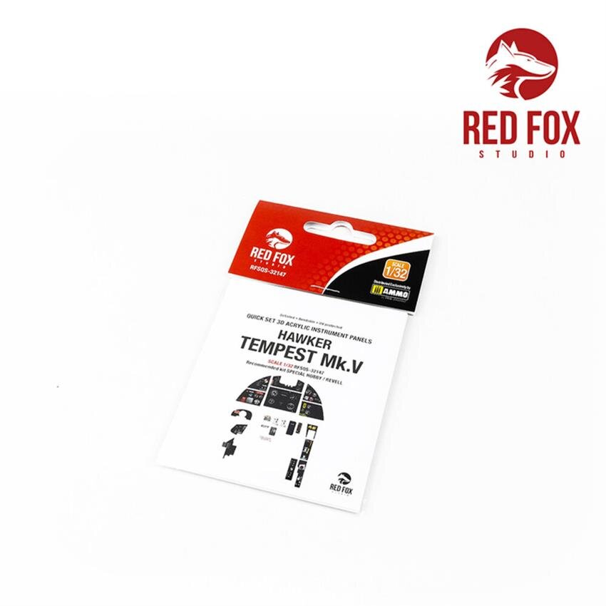 Red Box RFSQS-32147 Hawker Tempest Mk.V - 3D-Instrumententafel