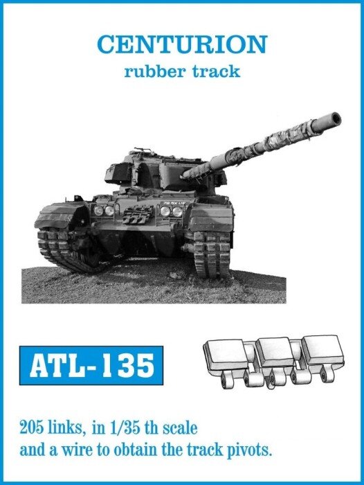 Friul ATL-135 Tracks for Centurion with Rubbertracks