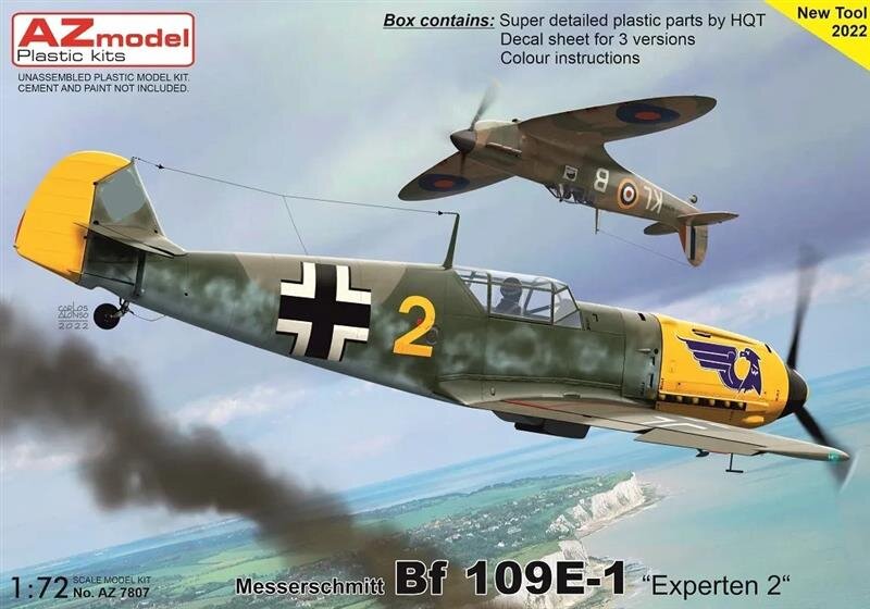 1/72 Messerschmitt Bf-109E-1 "Experten - AZ Models AZ7807