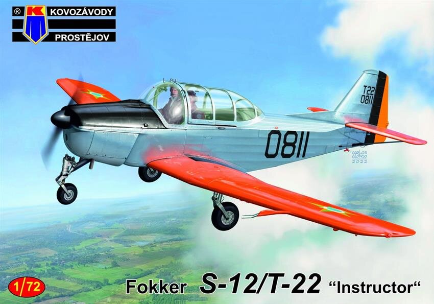 Kovozavoday Prostejov KPM0425 - Fokker S-12/T-22 Instructor 1:72