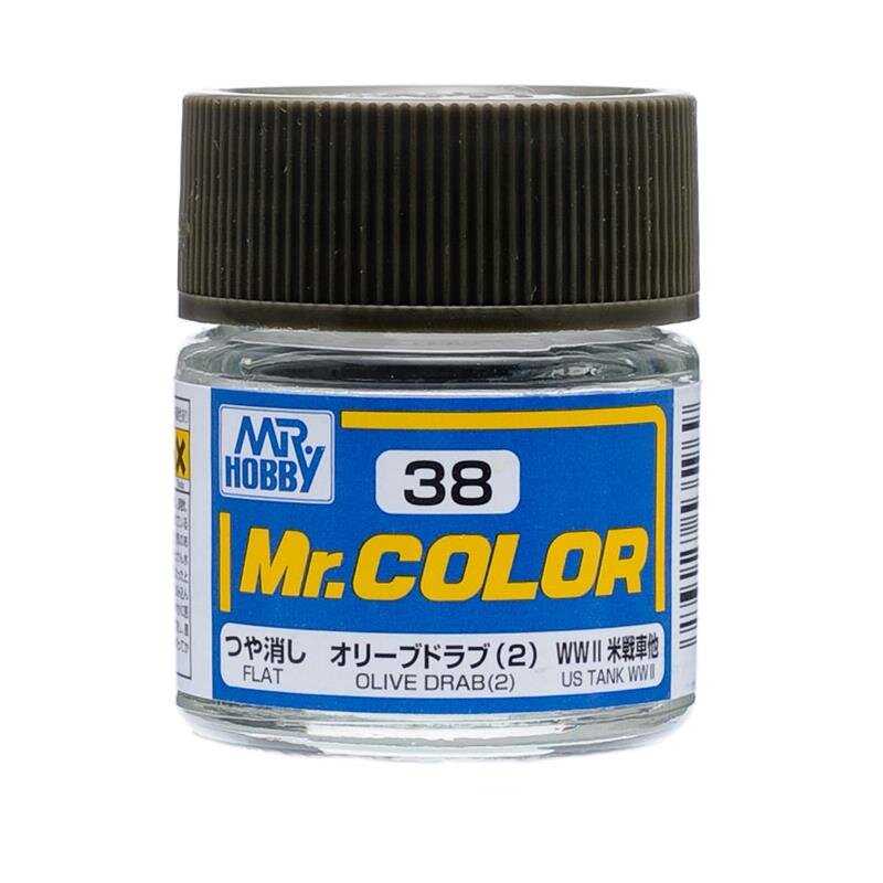 Mr. Hobby C-038 Mr. Color Olive Drab (2) / Olivgrün matt 10 ml