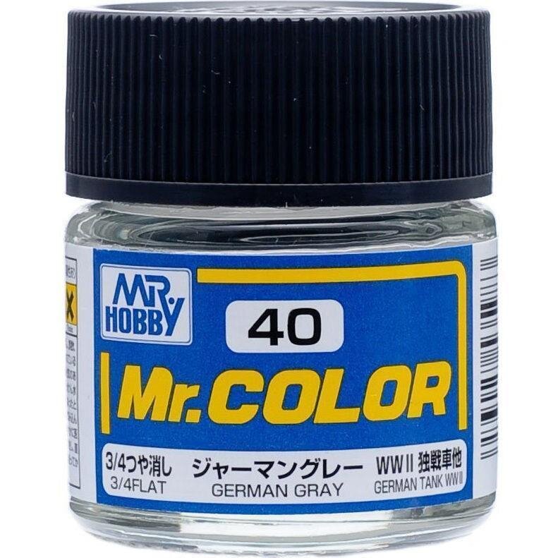 Mr. Hobby C-040 Mr. Color German Gray (Field Grey) 75% matt 10 ml