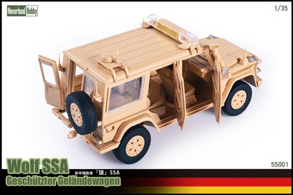 Neverland Hobby 55001 - 1:35 Wolf SSA Geschützter Geländewagen