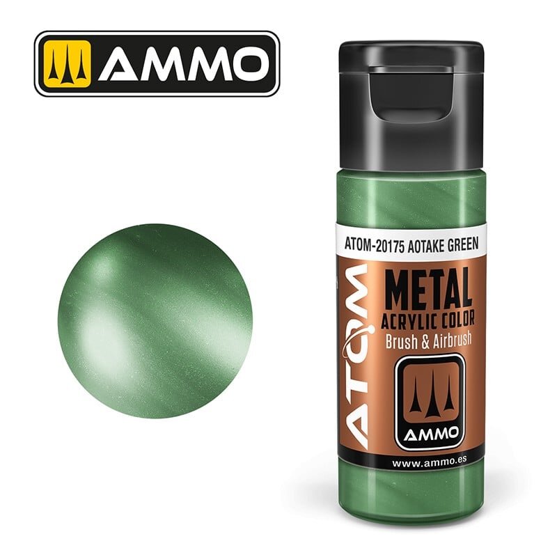 20175 ATOM METALLIC Aotake Green