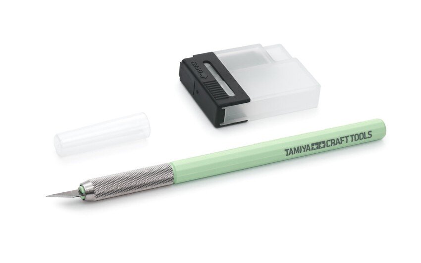 TAMIYA Modelers Knife Mint Green 69947
