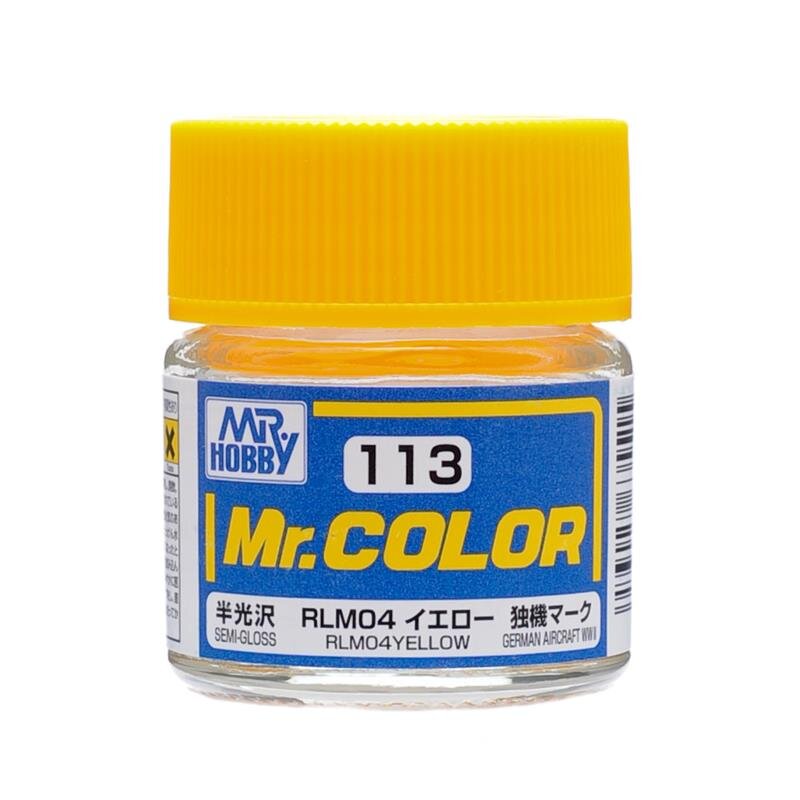 Mr. Hobby C-113 Mr. Color RLM04 Yellow semi-gloss / Gelb RLM 04 seide