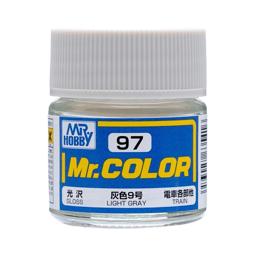 Mr. Hobby C-097 Mr. Color Light Gray gloss / Hellgrau glänzend 10 ml