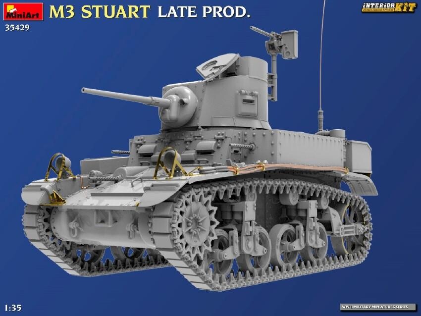 MiniArt 35429 M3 Stuart Late Prod. (Interior Kit) 1:35